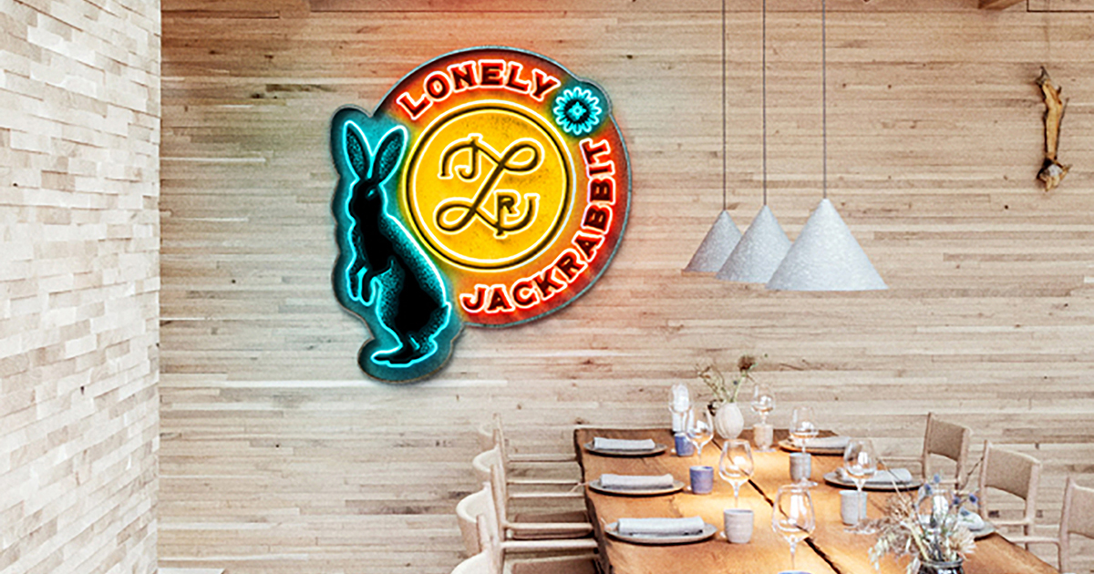 Lonely Jackrabbit Restaurant Branding, Logo, & Identity - FINE Agency