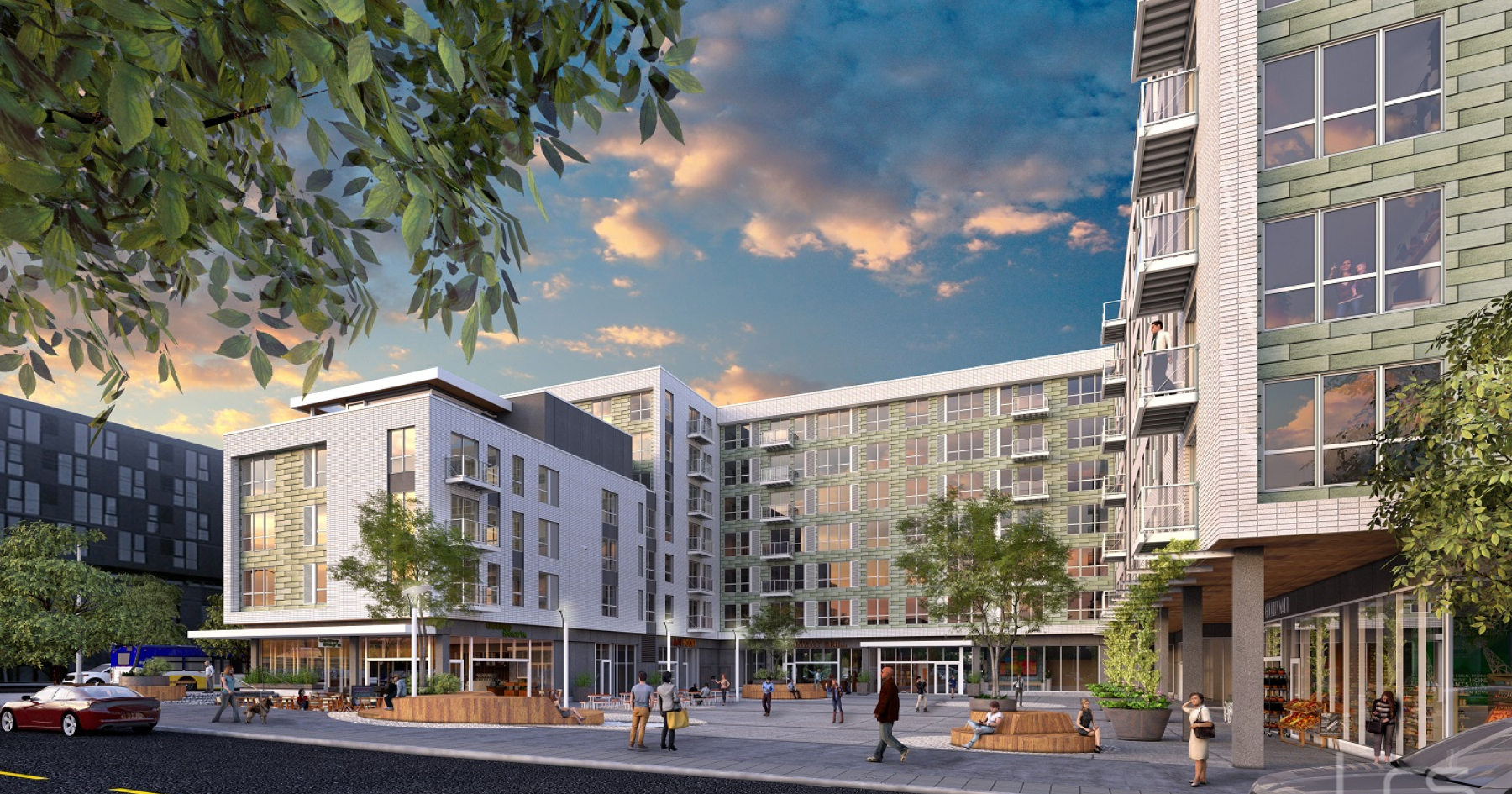 Property Development Branding - Portland Slabtown Square